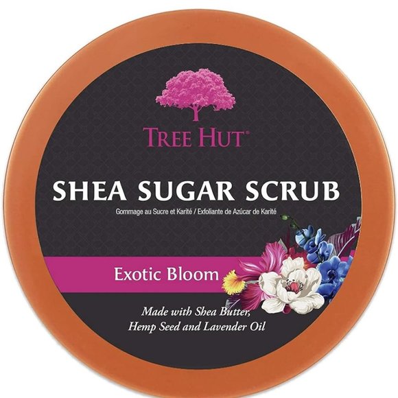 Skincare | Exotic Bloom Exfoliating Tree Hut Shea Sugar Scrub Removes ...